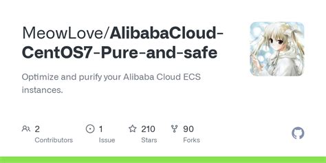 Github Meowlovealibabacloud Centos7 Pure And Safe Optimize And Purify Your Alibaba Cloud Ecs