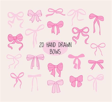 Girly Bow Set Images Free Download On Freepik