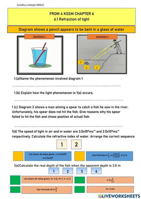 Wave Calculations Worksheet 12 13 Name Wave Calculations Speed