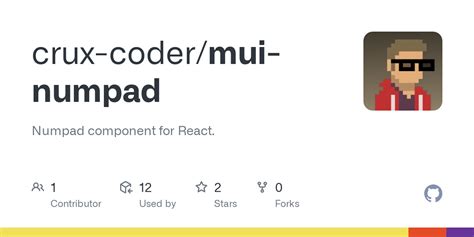 Github Crux Codermui Numpad Numpad Component For React