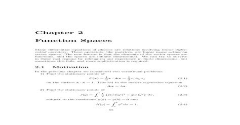 Pdf Chapter 2 Function Spaces ~predragcourses