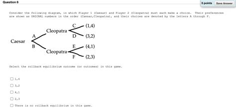 solved question 6 5 points save answer consider the