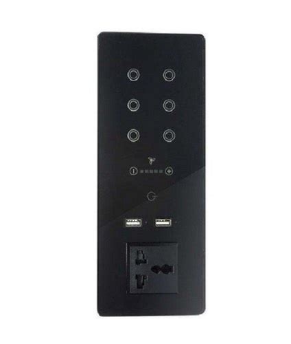 Black 6 Light Socket Touch Switch At Best Price In Gurugram Alisan Smart Homes