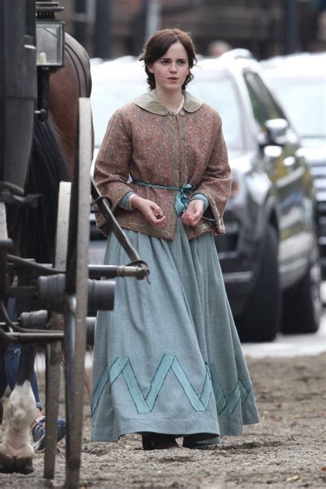 Emma Watson Little Women Set In Boston 10072018 • Celebmafia