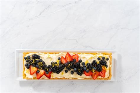 пирог с маскарпоне | Премиум Фото