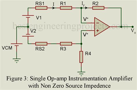 Instrumentation Amplifier Derivation Advantage Engineering Projects