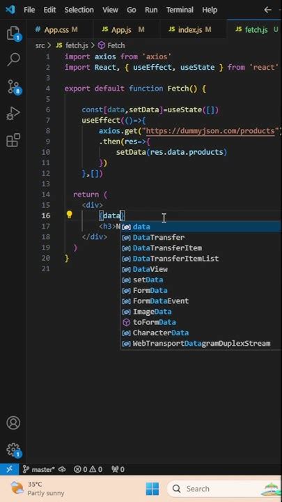 fetch api data using axios reactjs api webdevelopment youtube