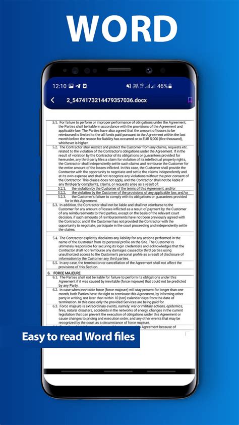 Android 용 Reading Documents Excel Pdf 다운로드