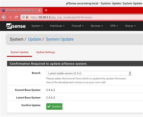 Setting Up A PfSense Network Firewall SecureDrop Stable Documentation