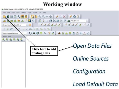 Global Mapper Tutorial Jimma University Ethiopia PPT Desktop Publishing Computer Software