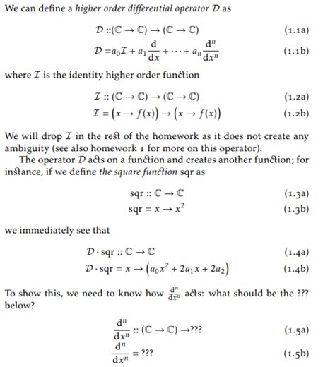 Solved We Can Define A Higher Order Differential Operator D