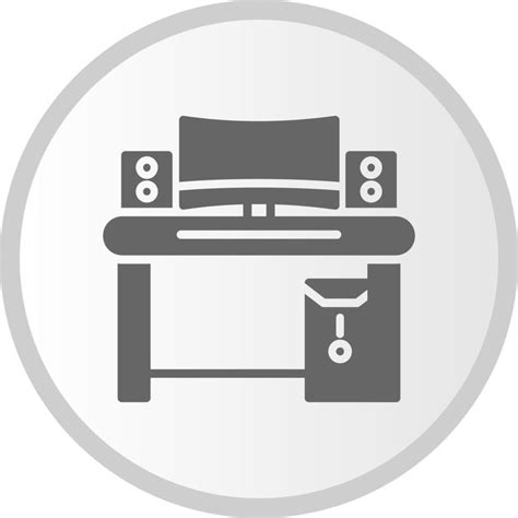 Gaming Setup Vector Icon 15999590 Vector Art At Vecteezy