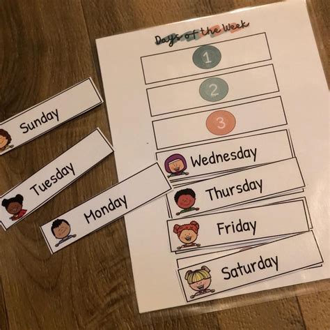 Calendar Time Morning Circle Time Preschool Printable Etsy