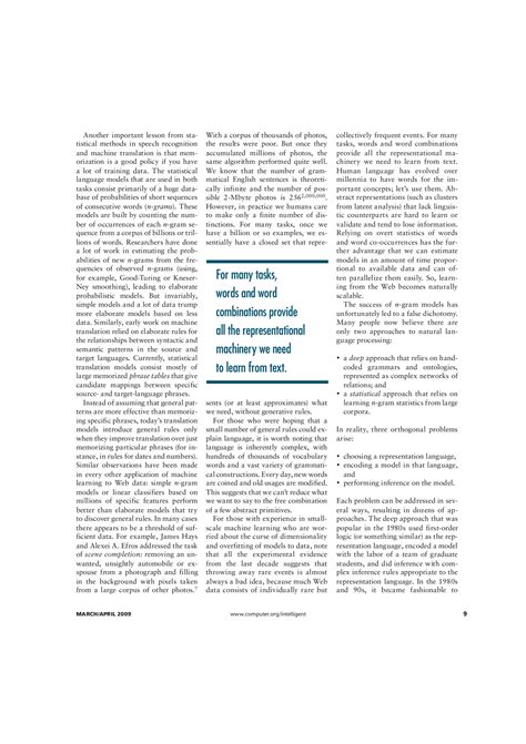 solution the unreasonable effectiveness of data machine learning