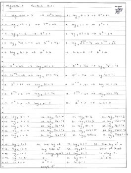 Beginning Logarithms Exponential And Logarithmic Forms By Math Fellow