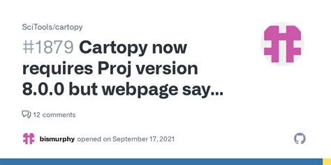 Cartopy Now Requires Proj Version 8 0 0 But Webpage Says Only Needs 4 9