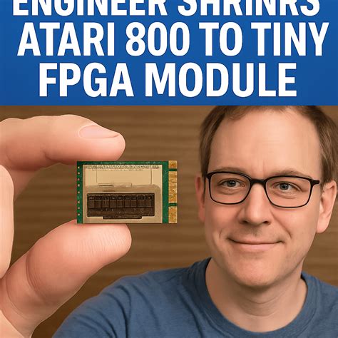 Engineer Shrinks Atari 800 To Tiny Fpga Module Web Crafting Code
