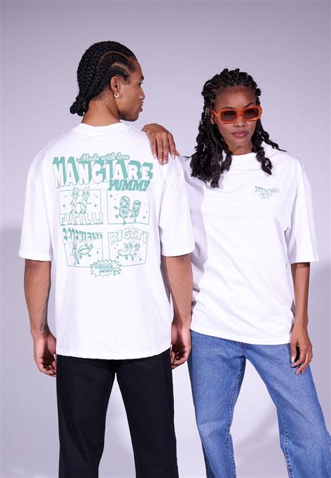 Yourturn Unisex Print T Shirt White Zalandoie