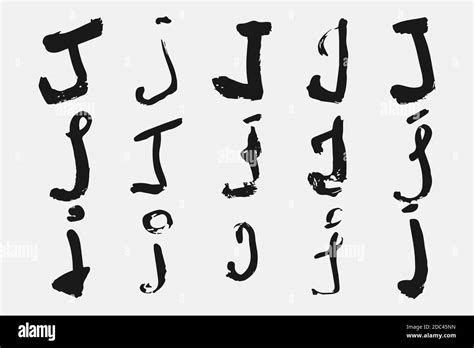 Letter J In Different Fonts