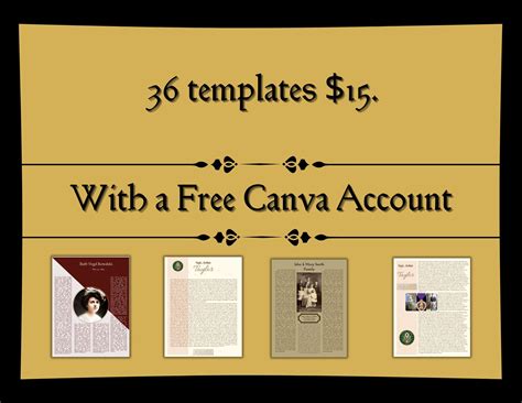 Profile Biography Templates Etsy