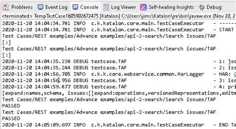 API POST Contains Bad Log Details Bugs Report Katalon Community