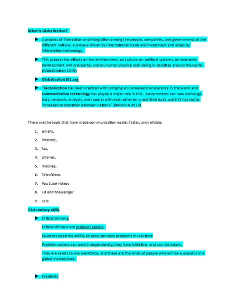 What Is Globalization What Is Globalization A Process Of Interaction