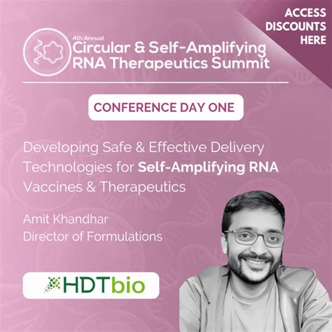 Rna Showdown Circular Vs Self Amplifying Rna World Rna Events