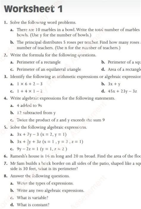 worksheet 11 solve the following word problems a there are 10 marbles