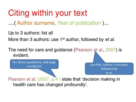 Ppt Uwe Bristol Harvard Referencing At Uwe Powerpoint Presentation
