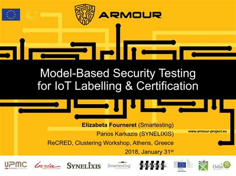 Pdf Model Based Security Testing For Iot Labelling And Certification · Aioti Ierc Towards A