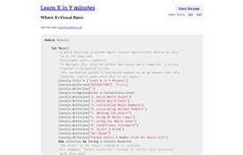 Learn X In Y Minutes Scenic Programming Language Tours Alternativeto