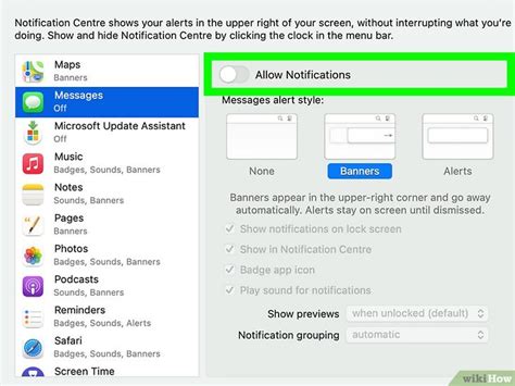 How To Turn Off Messages And Notifications On Mac 4 Ways