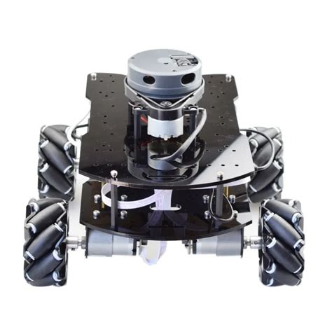 ROS SLAM Robot Mecanum Wheel Car Chassis With Lidar Raspberry Pi Navigation With DC V Motor