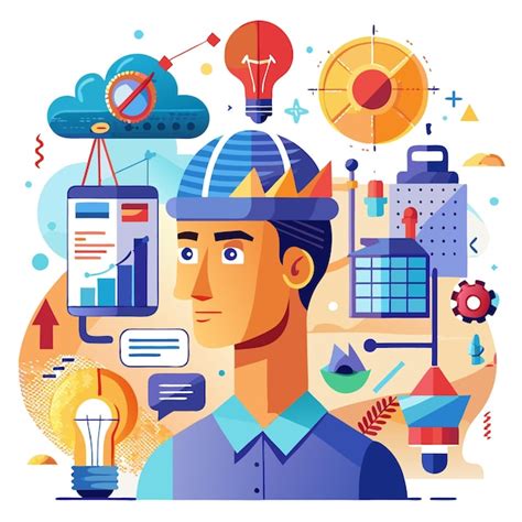 Innovative Ideas Strategic Thinking For Growth Premium Ai Generated Vector