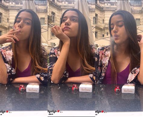 Smoking Angie Angie Smoking In A Fancy Cafe