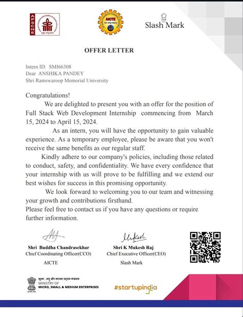 Anshika Pandey On Linkedin Webdevelopment Slashmark Aicte