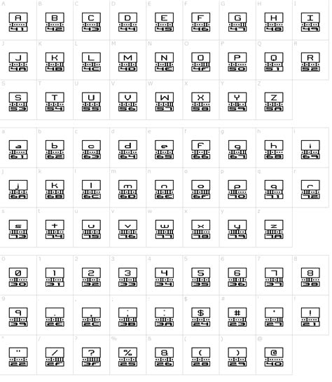 binary font download