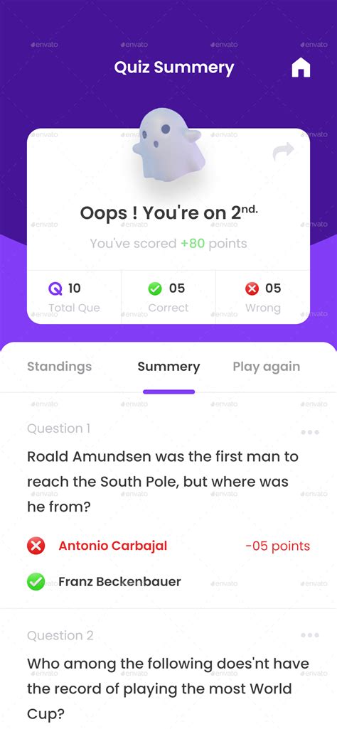 Quiz App UI Kit Solo Multiplayer Vs Quiz Contest App UI Kit Exam App UI Kit QuizOn