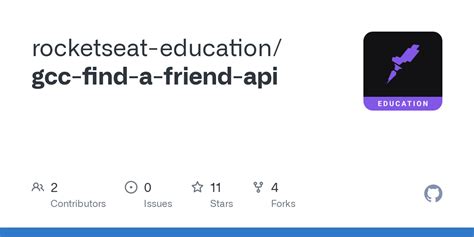 Github Rocketseat Education Gcc Find A Friend Api