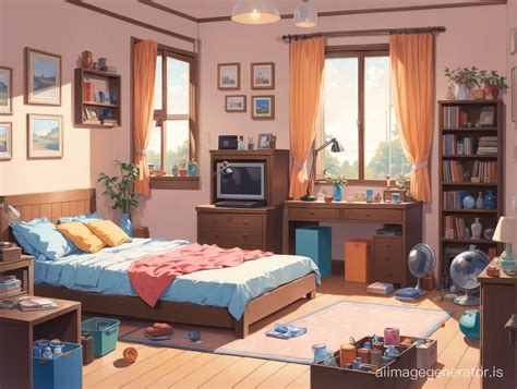 Diverse Objects Arranged In A Cozy Room Ai Image Generator