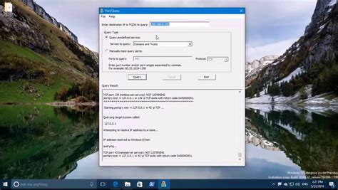 Using The Portquery Tool From Microsoft Youtube