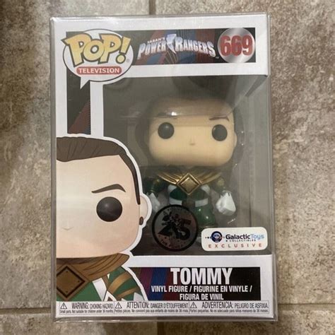 Funko Toys Funko Pop Tv Metallic Unmasked Green Ranger Exclusive W