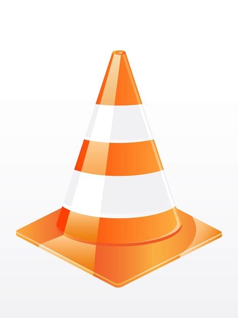 Premium Vector Vector Traffic Cone