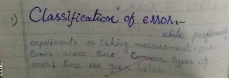 Solution Physics Error And Its Types Error And Its Types Physics Error And Its Types Notes