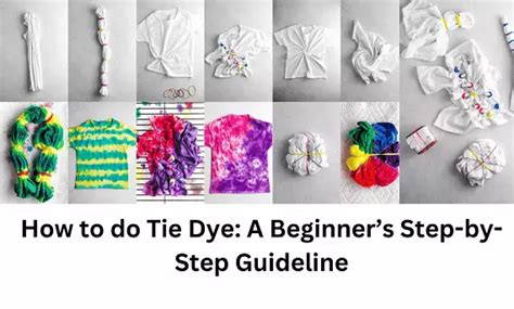 how to do tie dye a beginner s step by step guideline