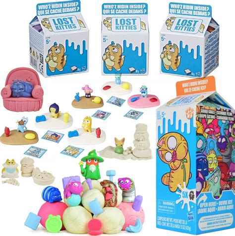 Hasbro Lost Kitties Zagubione Kotki Duży Zestaw XXL 5-pak Seria 2+3-pak ...