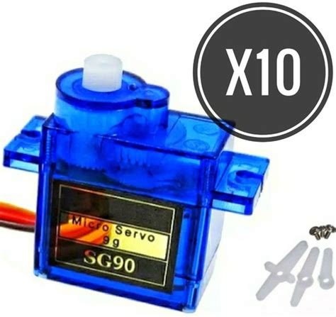 Servo 9g 10x Sg90 Micro Servo 9gramas Aeromodelo Promoção Frete Grátis
