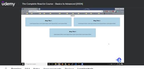 the complete reactjs course basics to advanced [2024]