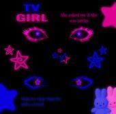Blue And Pink Tv Girl