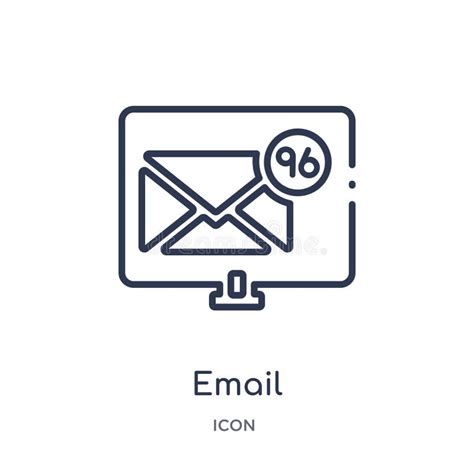 Linear Email Icon From Blogger And Influencer Outline Collection Thin